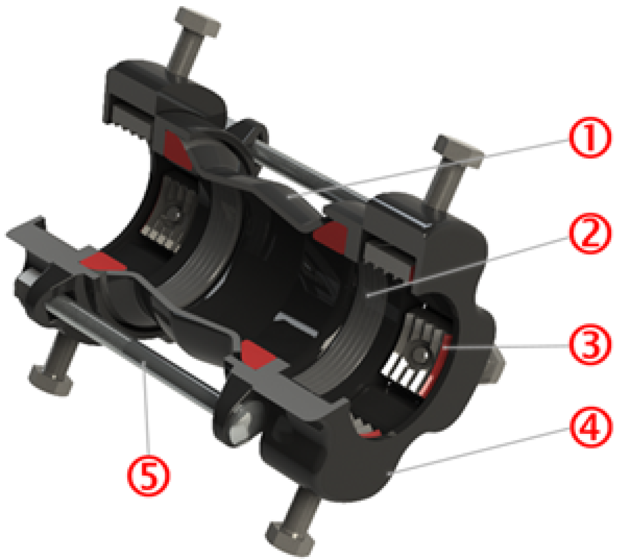 RFLEX - Coupling Smart Joint Large Tolerance anchored | Pamline