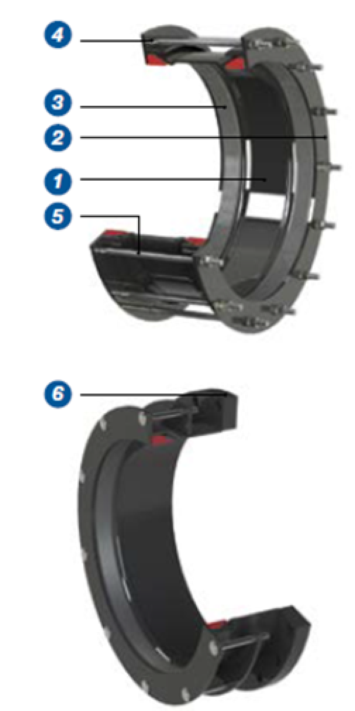 RFLEX - Flange Adaptor Large Tolerance Simple | Pamline