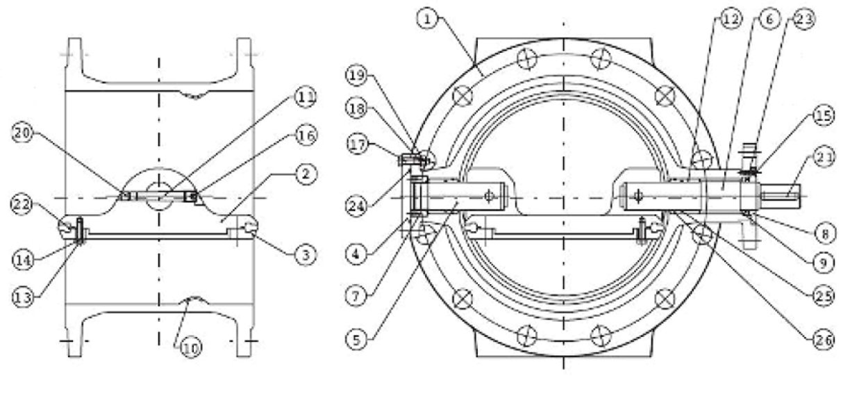 Safety Butterfly Valve Eurostop | Pamline