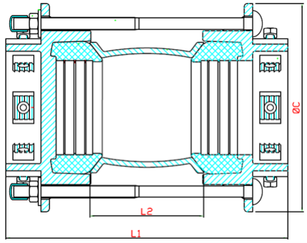 RFLEX - Coupling Smart Joint Large Tolerance anchored | Pamline