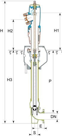 fire hydrant chamber drawing
