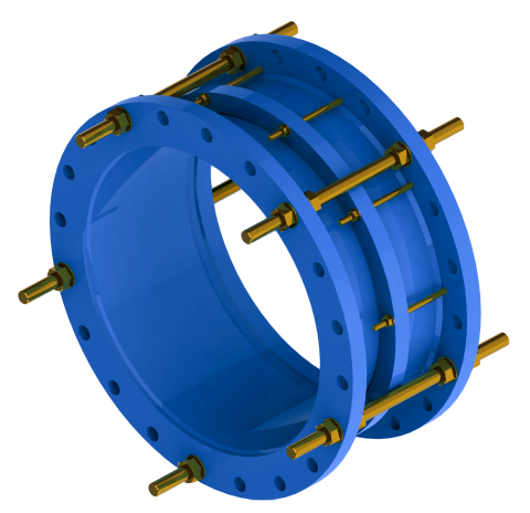 Self-Restrained Dismantling Joint Type JPL DN80-1200 | Pamline