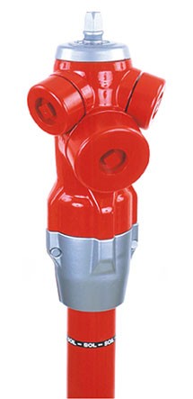 Fire hydrant ATLAS+ Non traffic DN80-100 - Symmetric outlets | Pamline