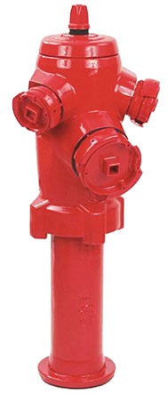 Fire hydrant C9+ Traffic DN100 - NFPA outlets | Pamline