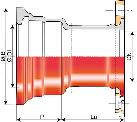 Flange Socket INTEGRAL with socket STANDARD (and Rotatable Flange or ...