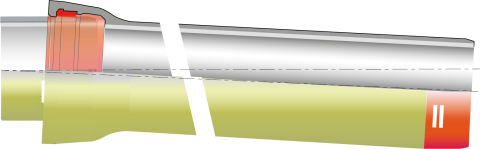 Conjunto tubo Standard INTEGRAL PUX + Junta Standard | Pamline